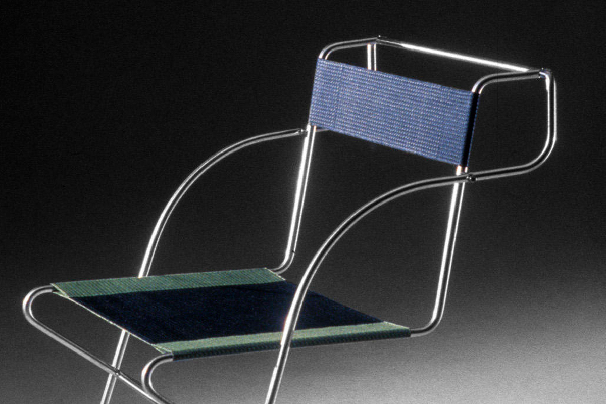 Springy steelrod-chair 1992 | GRUMDESIGN